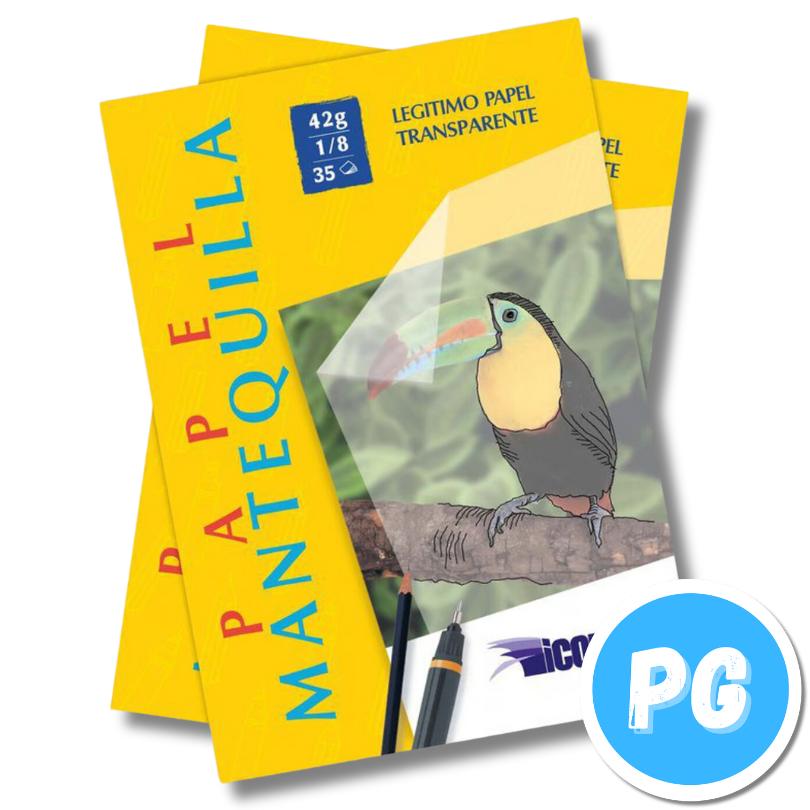 Block De Papel Mantequilla Para Calcar En Octavos X35 Hojas – Papeleria ...