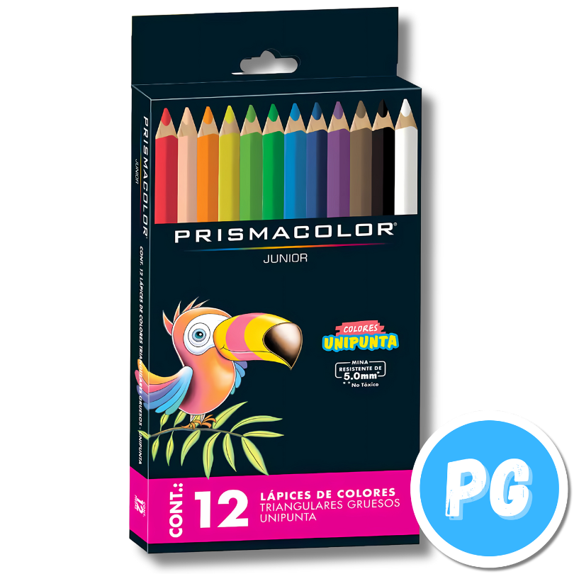 Caja De Colores Prismacolor Junior Gruesos Jumbo X12 Unds Unipunta ...