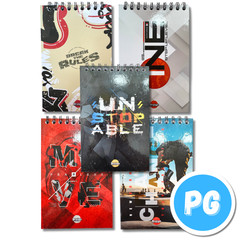 Libreta Media Carta Design Argollada Cuadros 70 Hojas Motivo Hombre ...