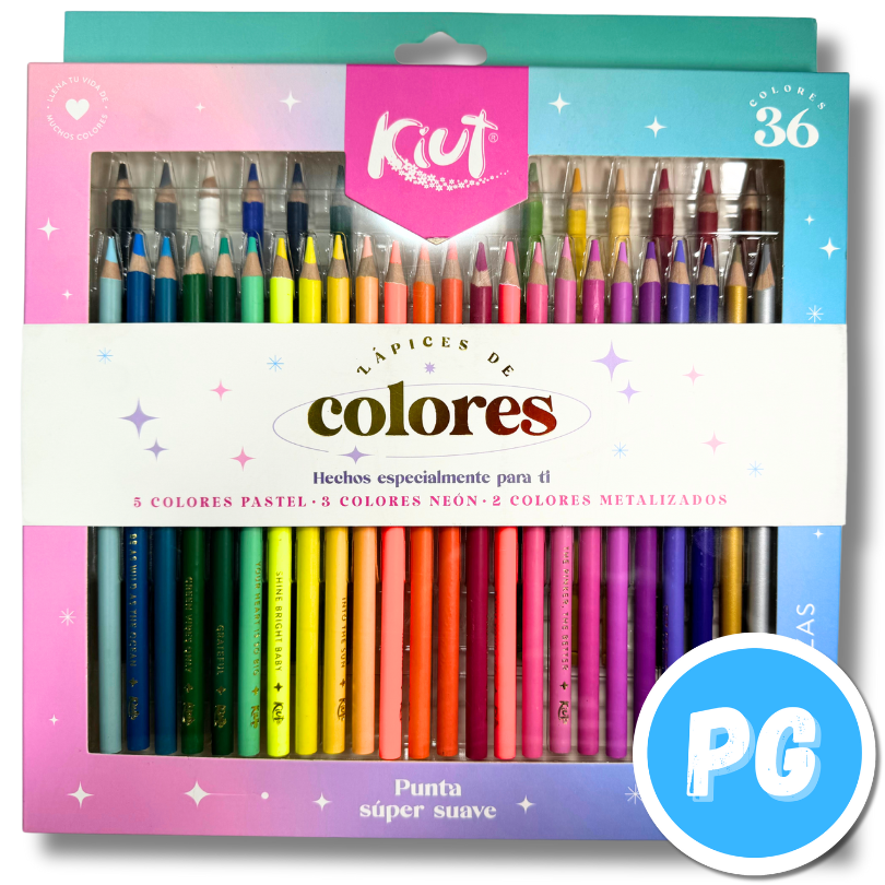 Caja Color Kiut X36 Unds Unipunta – Papeleria Grancentral San Victorino