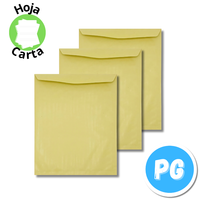 Paquete De Sobre De Manila Amarillo X100 Unds Oficio – Papeleria ...