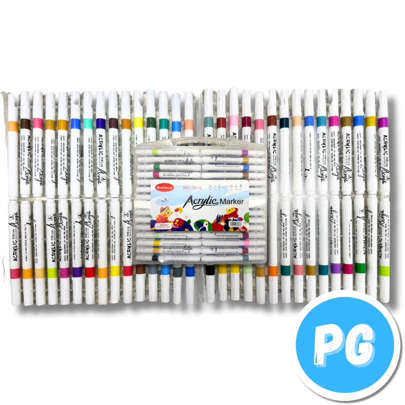 Paquete Marcador Acrilico Touch X60 Unds Doblepunta (punta Fina Y ...